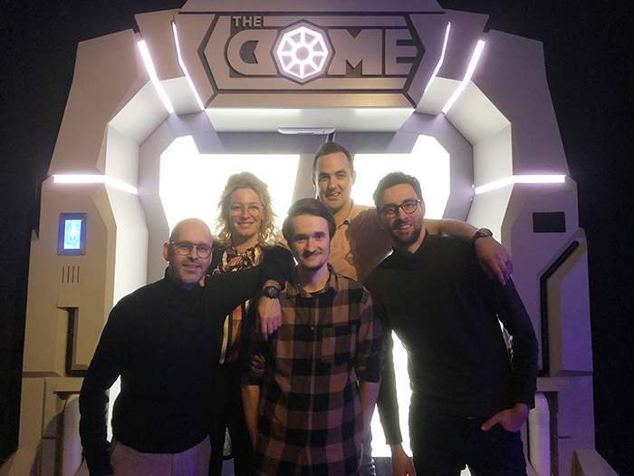 Inzpire ontsnapt uit Escaperoom The Dome